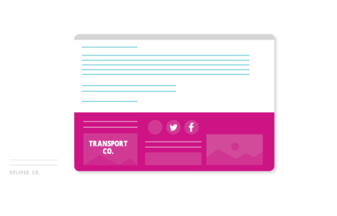 Transport & Logistics Email Signature Marketing | Rocketseed