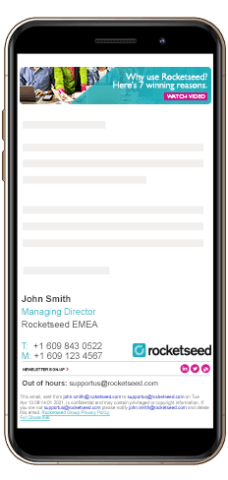 What Is The Best Email Signature Size? | Rocketseed
