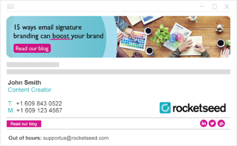 Expert Email Signatures for Bloggers | Rocketseed